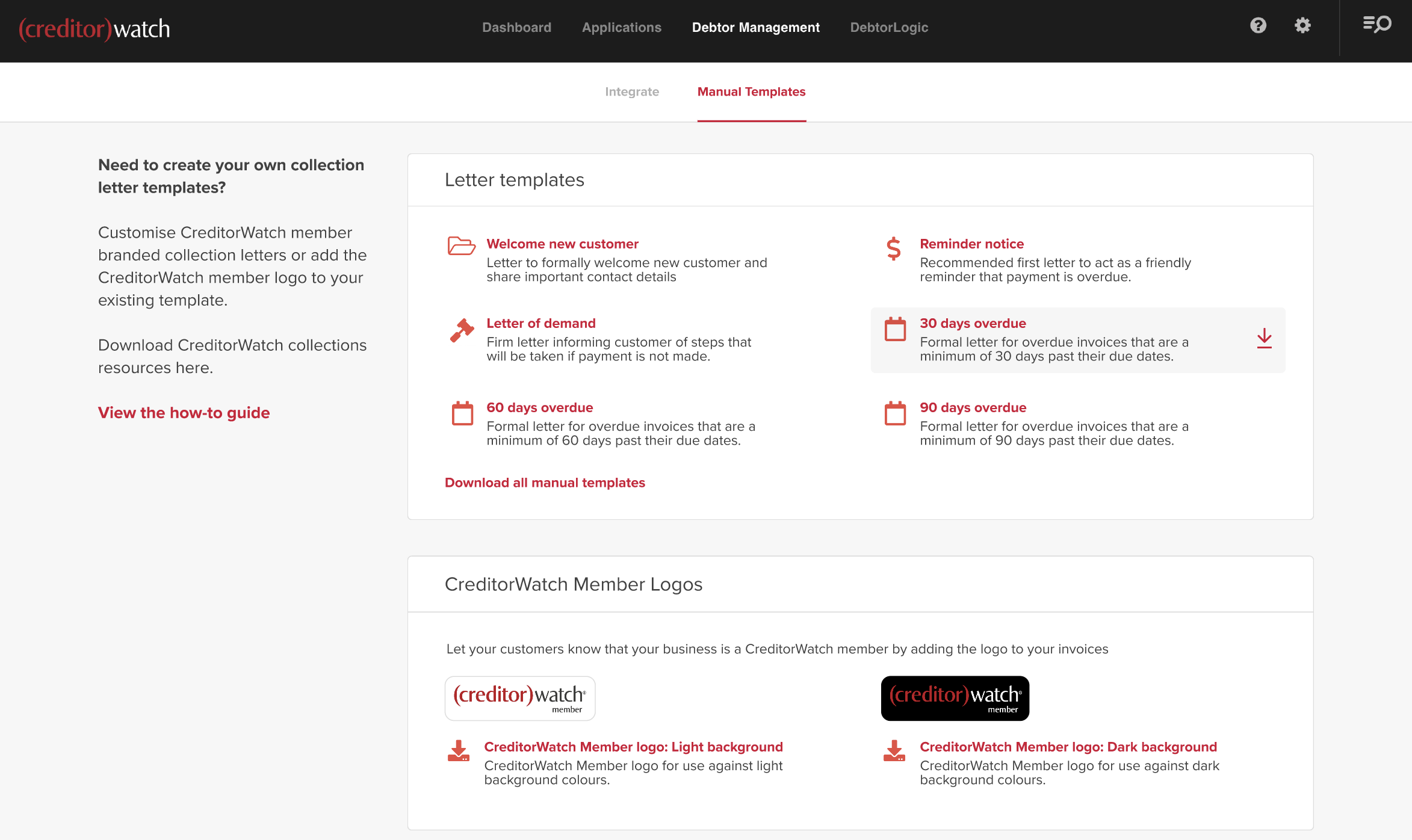 Debt Collection Letters