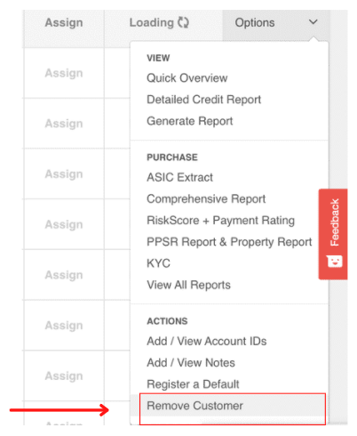 Removing Customers From Your Monitoring List